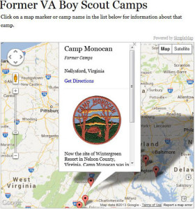Former VA Boy Scout Camps – Ten Mile River Trader